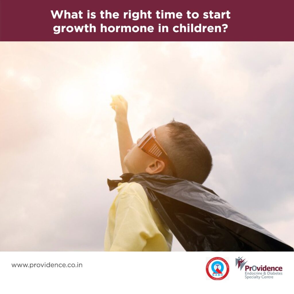 What is the right time to start growth hormone in children?