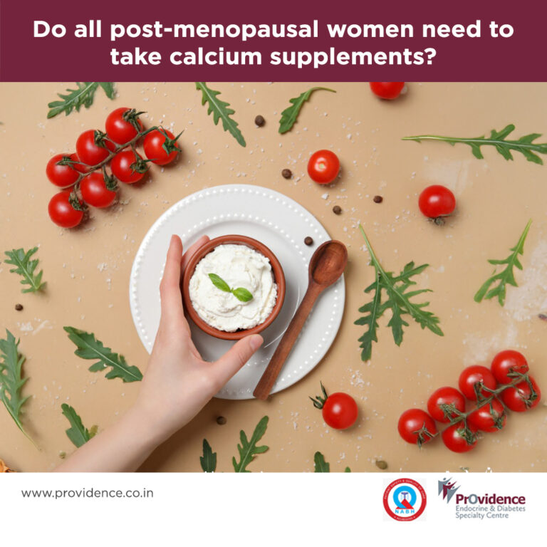 Do all post-menopausal women need to take calcium supplements?